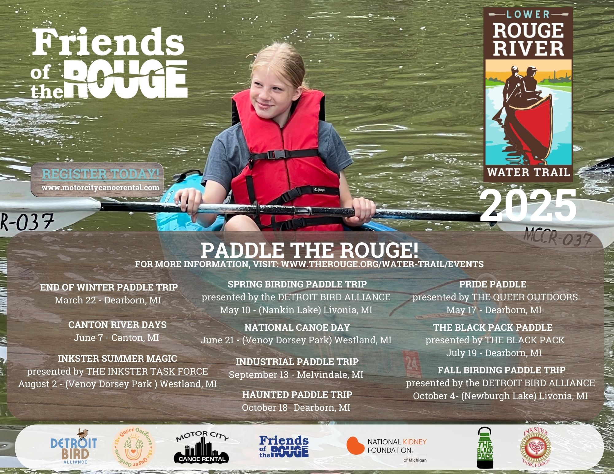 Lower Rouge River Water Trail Events - Friends of the Rouge